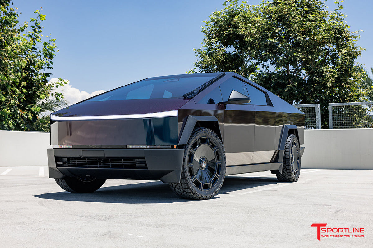 3M Gloss Flip Deep Space Cybertruck with 24" CT10 Wheels - T Sportline ...
