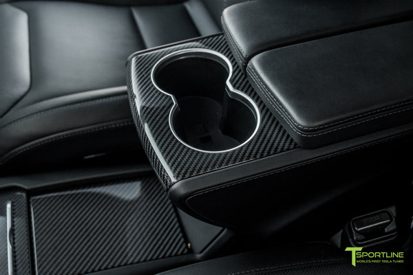 Tesla Model X P100D - Black Interior - Carbon Fiber Dash Kit - Dashboa ...