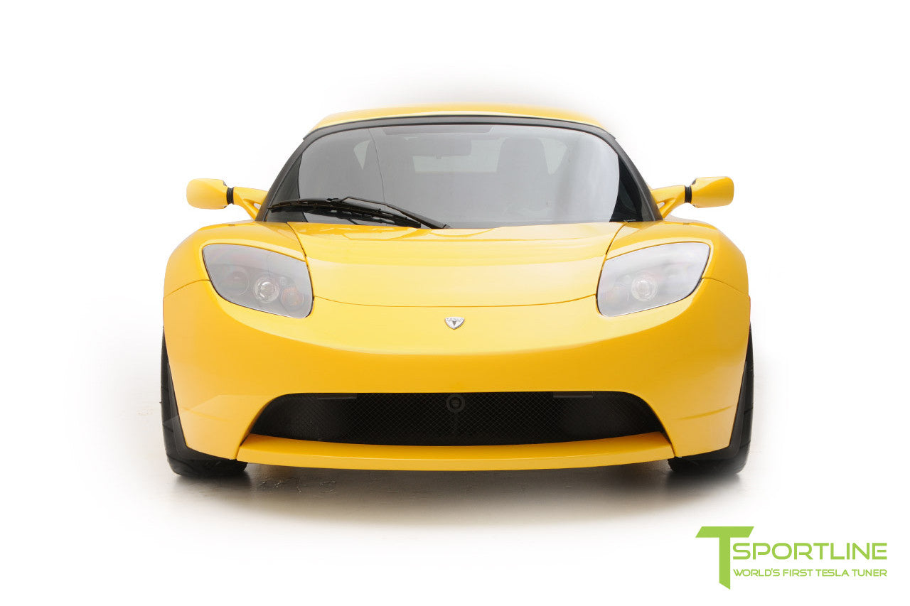 Project Starburst - Brilliant Yellow Tesla Roadster - Custom Ferrari B ...