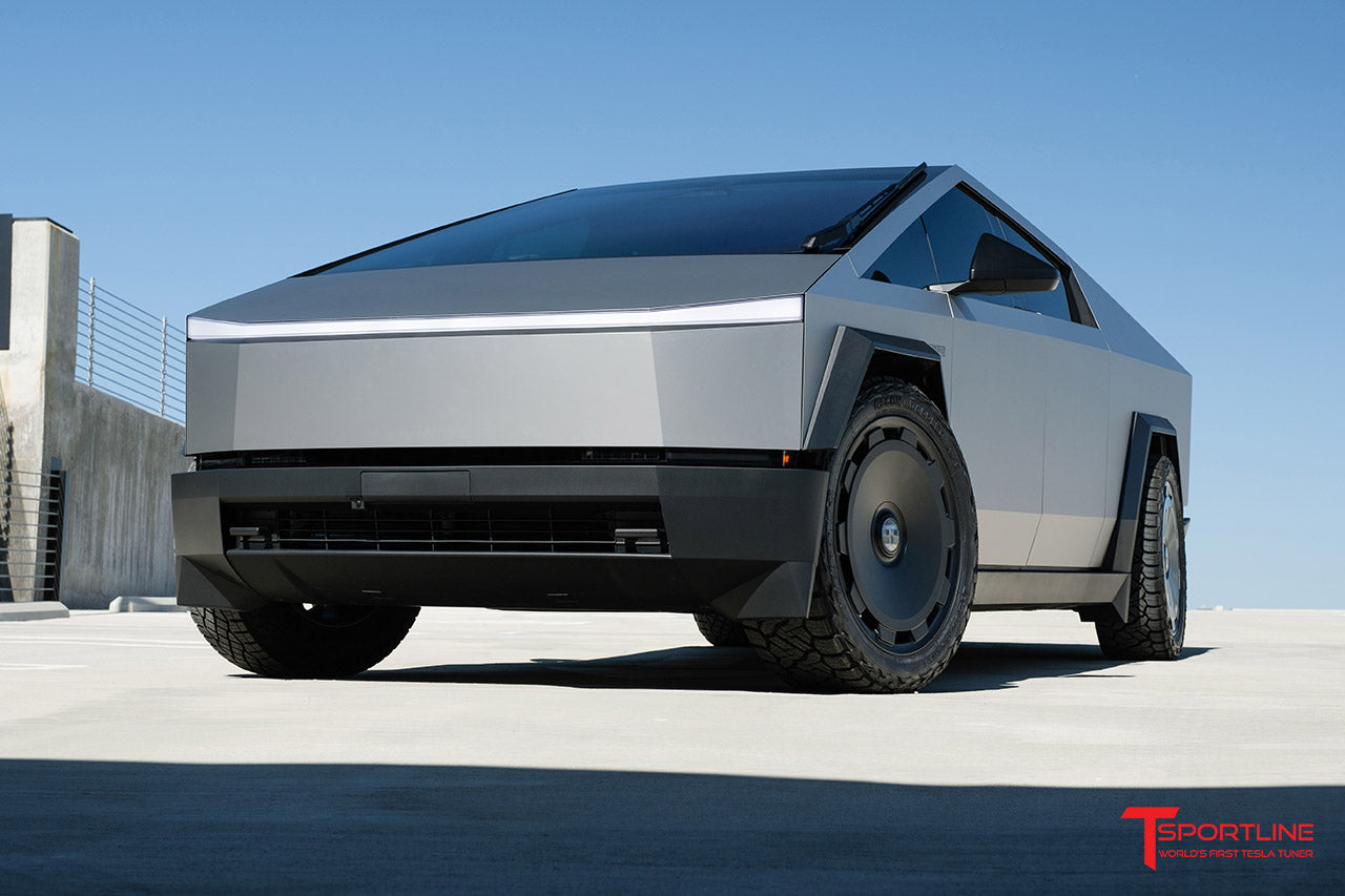 Inozetek Satin Liquid Metallic Star Silver Tesla Cybertruck with 24 CT ...