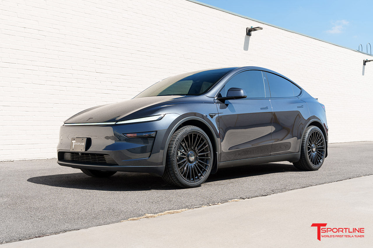 Tesla Model Y Juniper with 21" TY2022 Forged Wheels - T Sportline ...