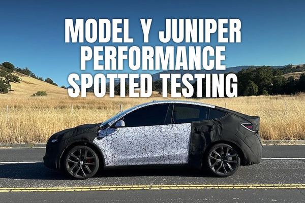 Model Y Juniper Performance Spotted Testing - T Sportline - Tesla Model ...
