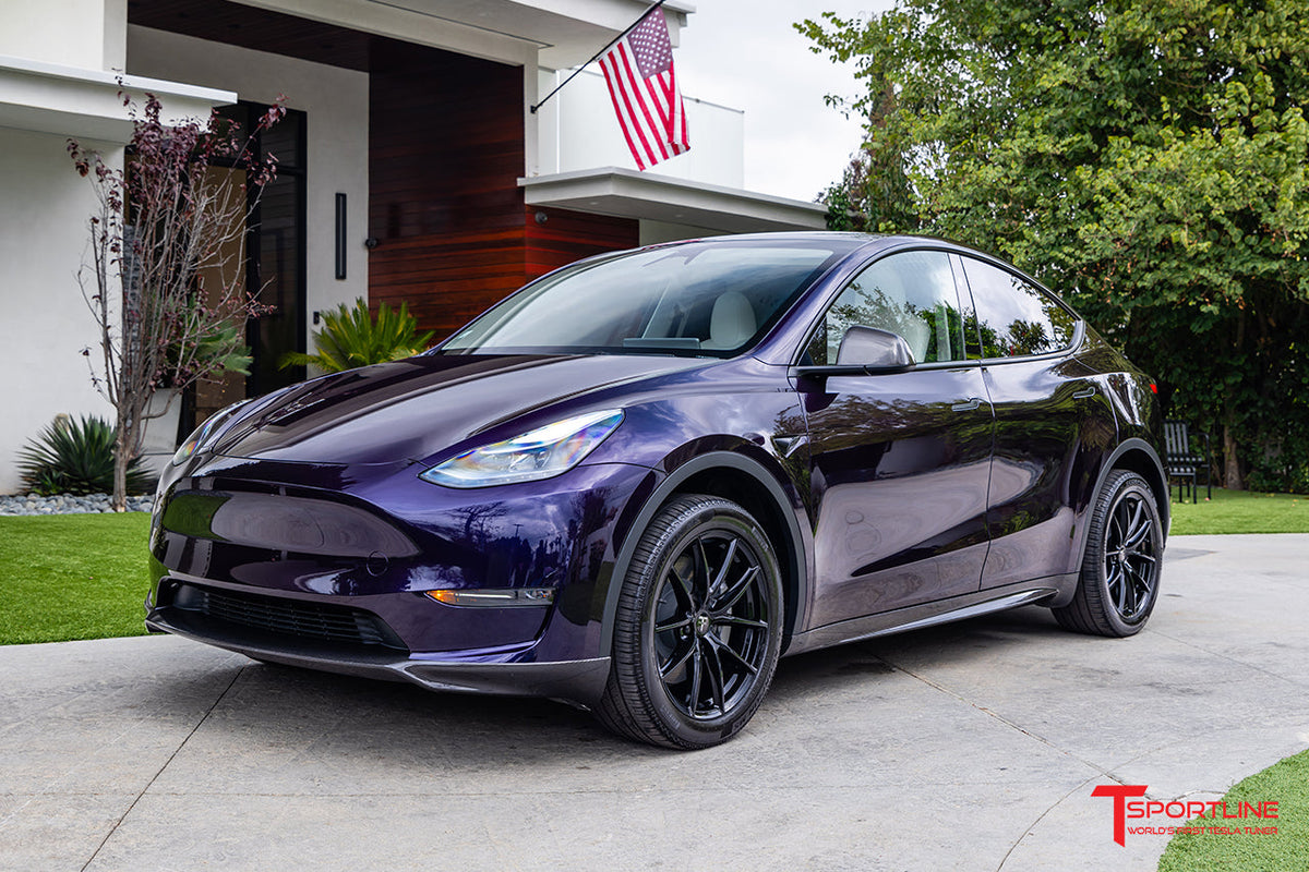 TMaxx Metallic Uber Purple Model Y with 19" TSF Wheels & Sport Package ...