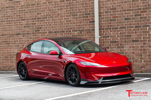 Tesla Model 3 Highland with 18" TSH Directional Wheels - T Sportline ...