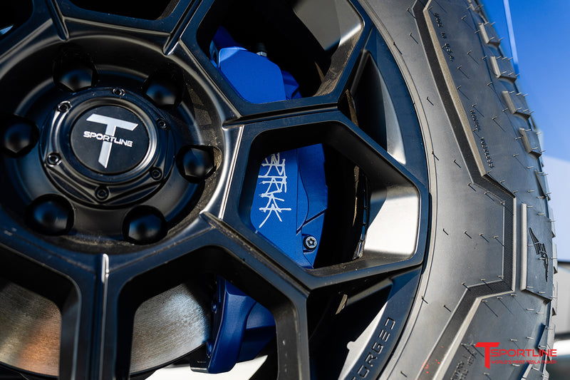 Tesla Cybertruck Brake Caliper Color Change - T Sportline - Tesla Model ...
