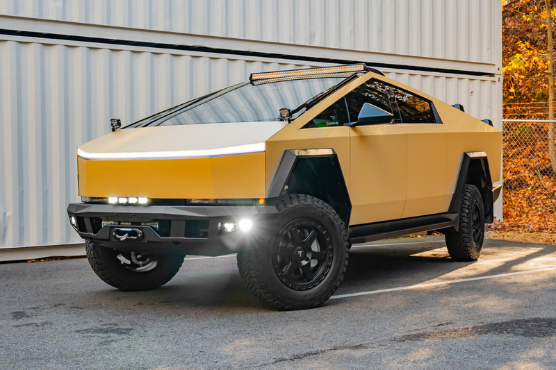 Tesla Cybertruck CTX Extreme Duty Steel Front Bumper with Integrated H ...