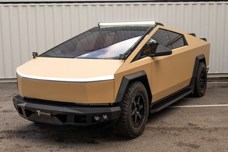 Tesla Cybertruck 50" LED Off Road Light Bar with Roof Top Quick Discon ...