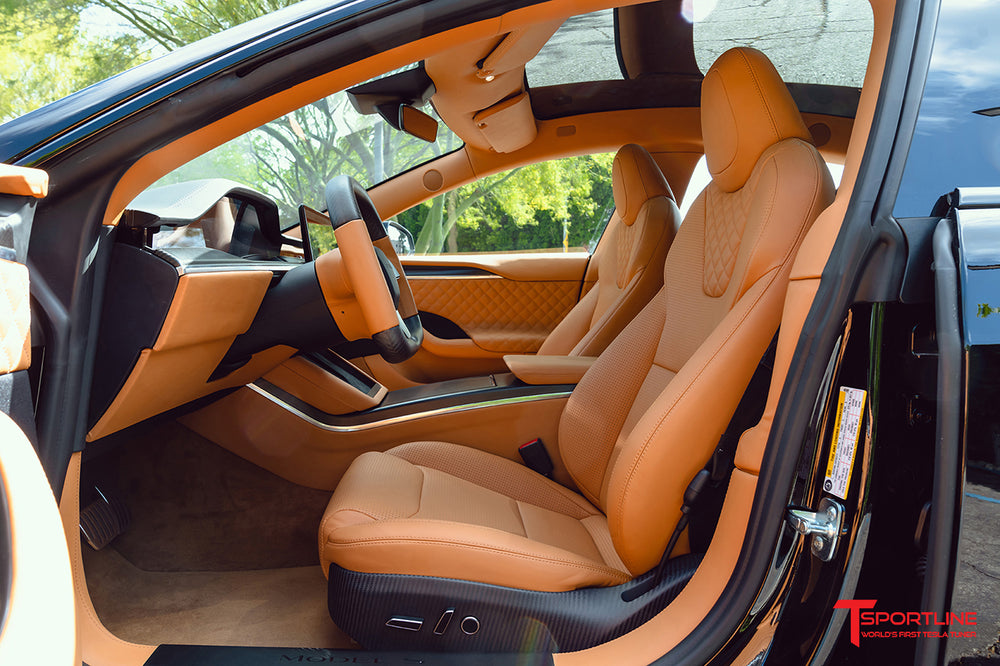 Tesla Model S Interior (2021 - 2024) - T Sportline - Tesla Model S, 3 ...
