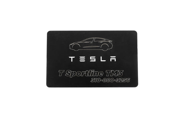 Custom Laser Etched Tesla Key Cards - Personalized for Model 3 / Y / S ...