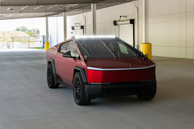 Tesla Cybertruck 50" LED Off Road Light Bar with Roof Top Quick Discon ...