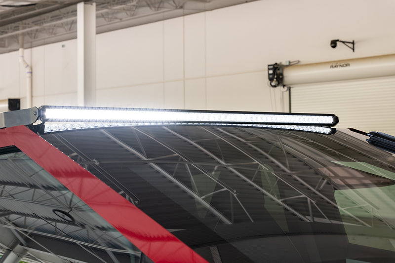 Tesla Cybertruck 50" LED Off Road Light Bar with Roof Top Quick Discon ...