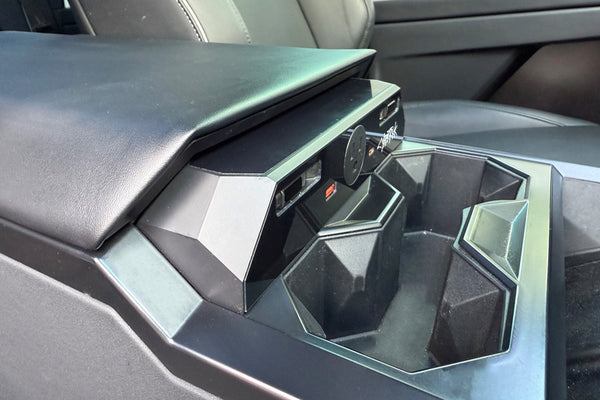 Tesla Cybertruck Center Console Phone and Quad USB / 110v AC Device Po ...