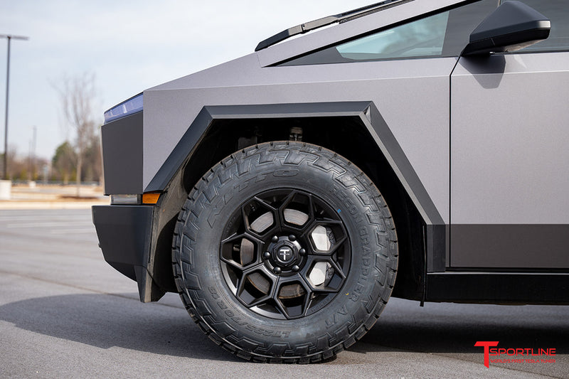 CT7 18" Tesla Cybertruck Fully Forged Lightweight Tesla Wheel and Tire ...