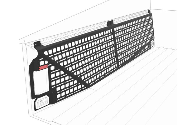 Tesla Cybertruck Bed Inner Side Molle Rack System - T Sportline - Tesla ...