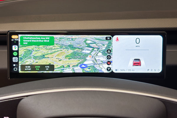 Tesla Model 3 / Y MSX-CP9 Apple CarPlay & Android Auto Driver View Das ...