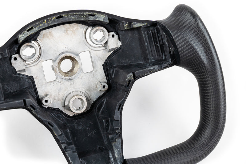Tesla Model 3 / Y Premium Yoke Steering Wheel with Carbon Fiber or Sti ...