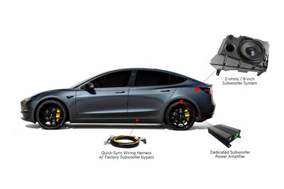 Tesla Model 3 / Y Audiophile Upgraded Sound System Speakers Subwoofer ...