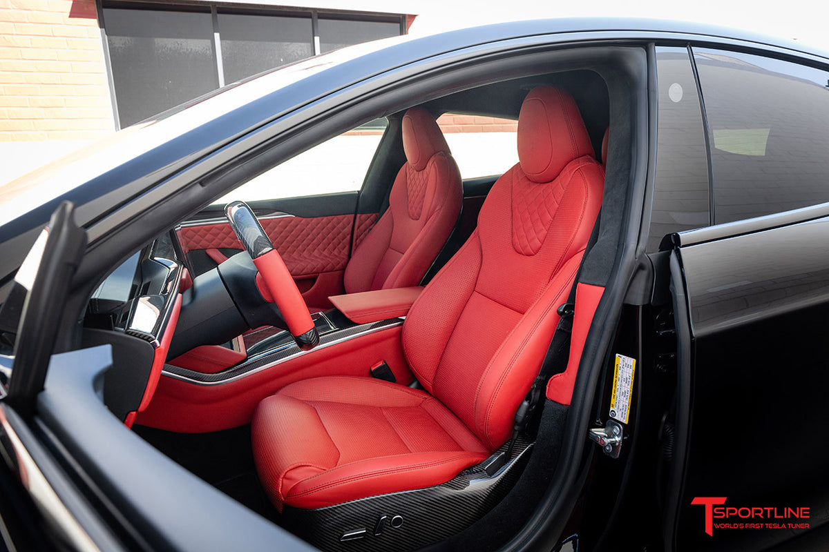 Tesla Model S Interior (2021 - 2024) - T Sportline - Tesla Model S, 3 ...