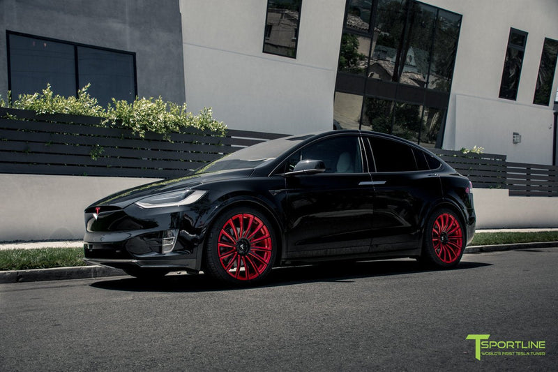 MX114 21" Tesla Model X Long Range & Plaid Wheel (Set of 4) - T ...
