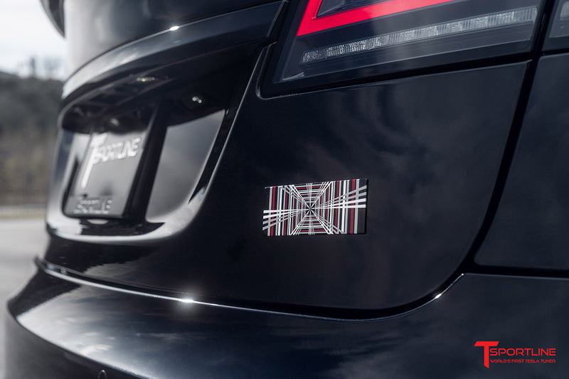 Plaid Trunk Emblem designed to fit Tesla Model S - T Sportline - Tesla ...