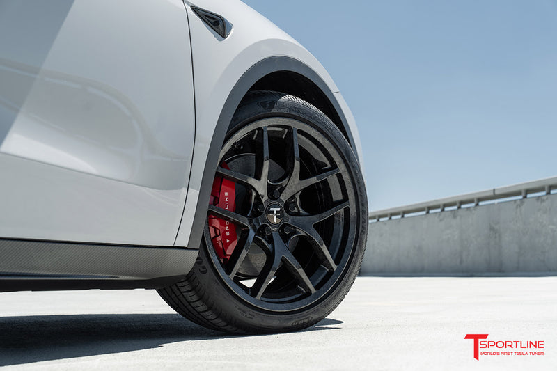 TSC 20" Tesla Model Y Forged Carbon Fiber Replacement Wheel and Tire ...