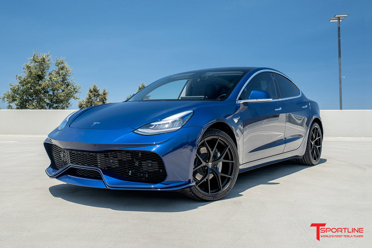 Custom Tesla Model 3 - T Sportline - Tesla Model S, 3, X & Y Accessories