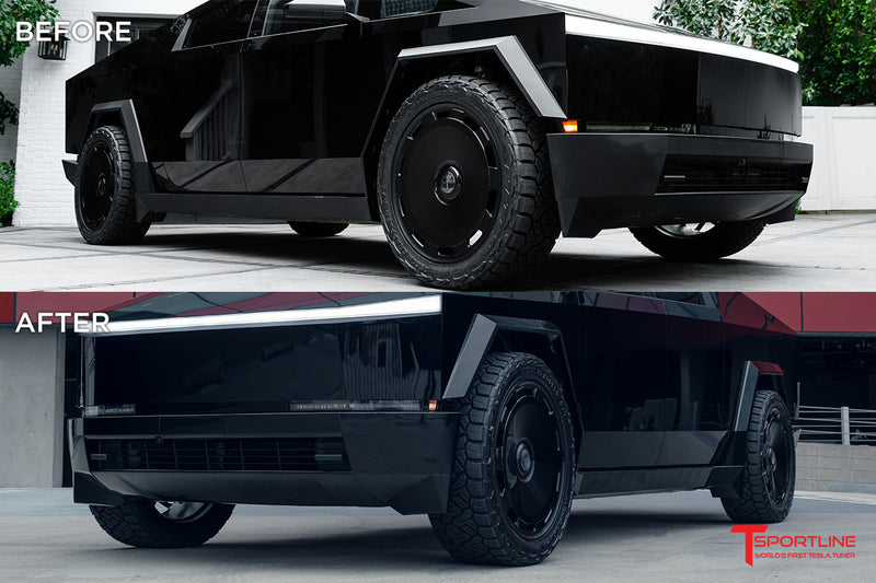 Tesla Cybertruck Painted Lower Trim - T Sportline - Tesla Model S, 3, X ...