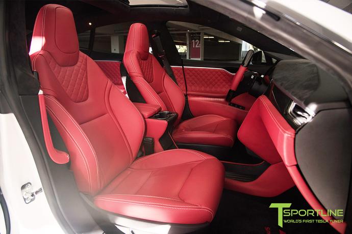 Custom Tesla Model S Interior (2012 - 2016) - T Sportline - Tesla Model ...
