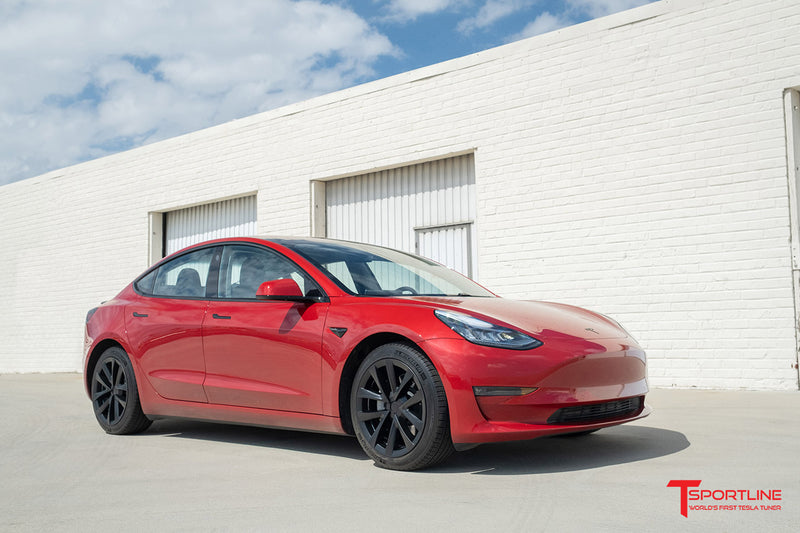 T315 Tesla Model 3 Arachnid Styled Aero Wheel Cover Set for 18" Factor ...