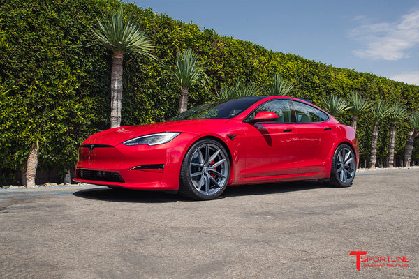 Tesla Model S Long Range & Plaid TSF 21" Wheel (Set of 4) Overstock Bl ...