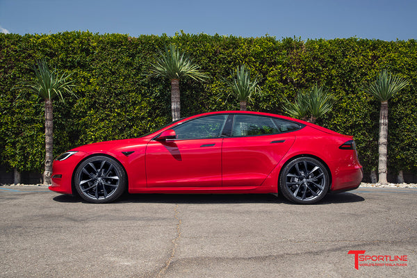 TSS 21" Tesla Model S Long Range & Plaid Wheel and Tire Package (Set o ...