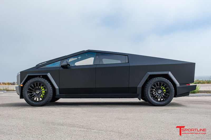 CT8 22" Tesla Cybertruck Fully Forged Lightweight Tesla Wheel (Set of ...