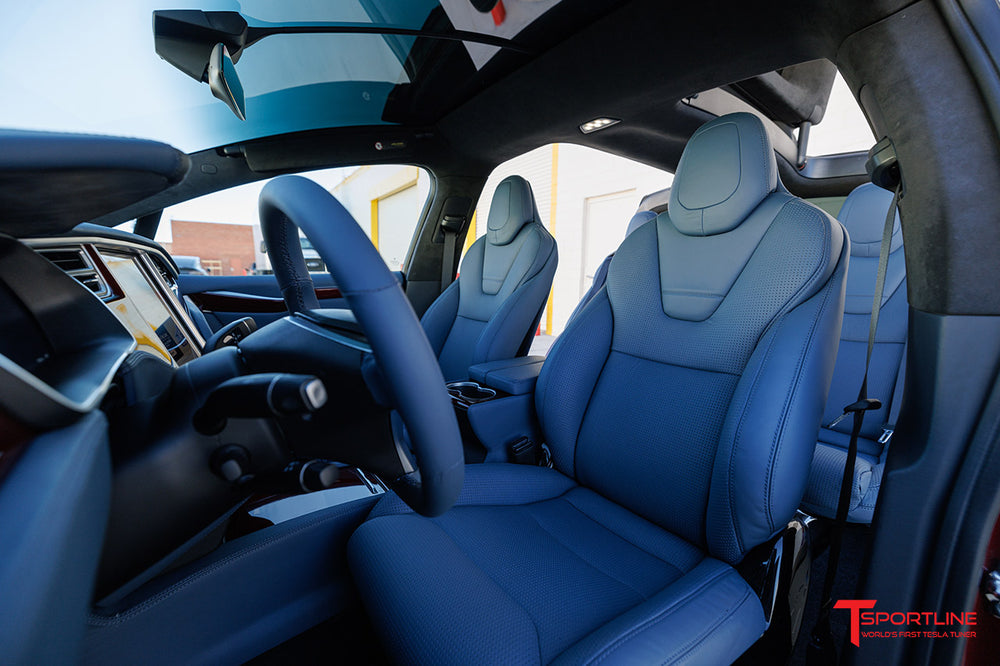 Custom Tesla Model X Interior - T Sportline - Tesla Model S, 3, X & Y ...