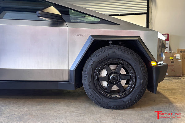 CT6B 20" Tesla Cybertruck Beadlock Off Road Forged Tesla Wheel and Tir ...