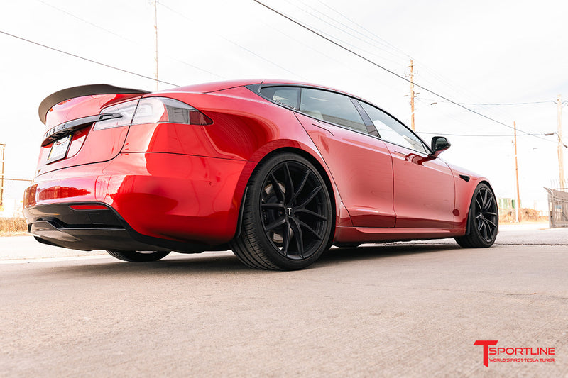 TSF 21" Tesla Model S Long Range & Plaid Wheel (Set of 4) - T Sportline ...