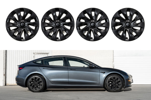 Tesla Model 3 Aero Wheel Covers - T Sportline - Tesla Model S, 3, X & Y ...