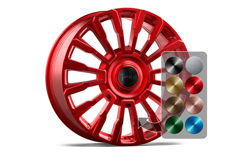 CT8 22" Tesla Cybertruck Fully Forged Lightweight Tesla Wheel (Set of ...