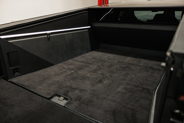 Tesla Cybertruck Precision Fitment 28oz Carpet Bed & Tailgate Mats - T ...