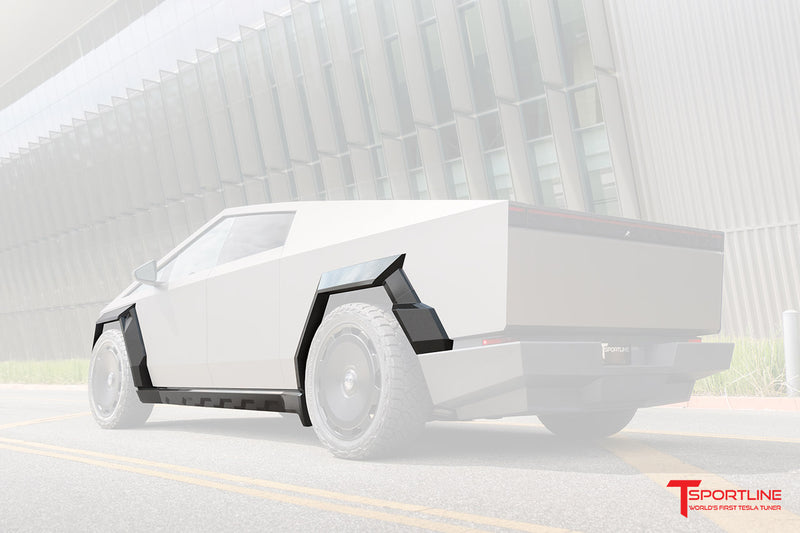 Tesla Cybertruck Carbon Fiber Wide Body Package - T Sportline - Tesla ...