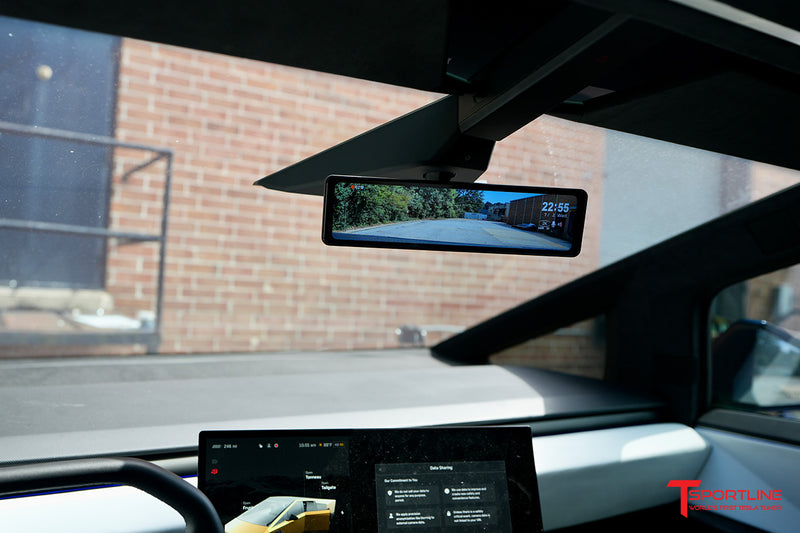 Tesla Cybertruck Digital Camera Rear View Mirror / Recording Dash Cam ...