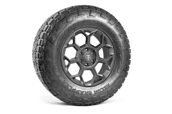 CT7 18" Tesla Cybertruck Fully Forged Lightweight Tesla Wheel and Tire ...