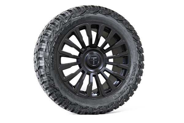 CT8 22" Tesla Cybertruck Fully Forged Lightweight Tesla Wheel and Tire ...