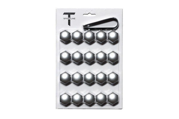 Tesla Wheel Lug Nut Covers & Tesla Wheel Lock Lug Nut Set - T Sportline ...