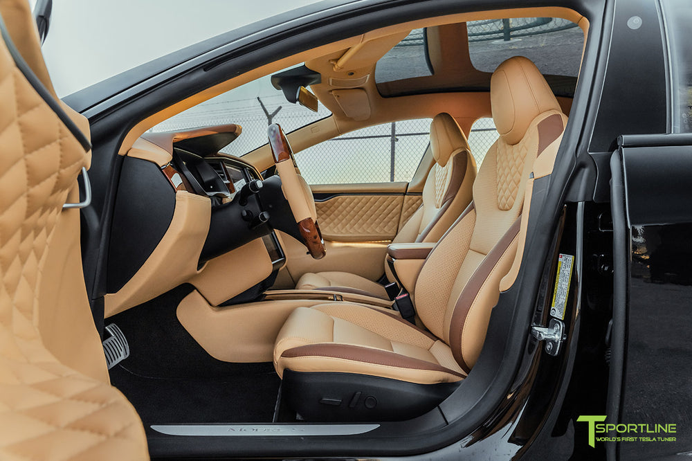Custom Tesla Model S Interior (2016 - 2020) - T Sportline - Tesla Model ...