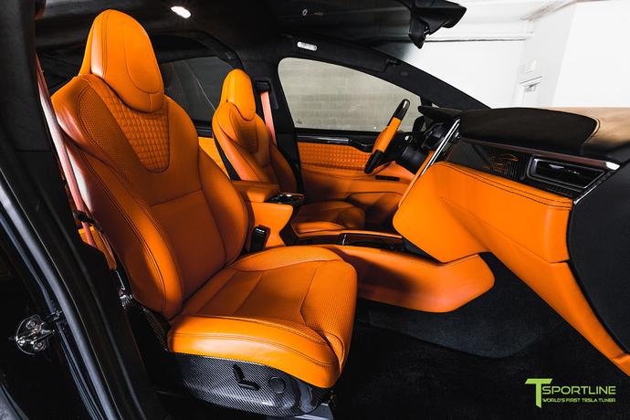 Custom Tesla Model X Interior - T Sportline - Tesla Model S, 3, X & Y ...