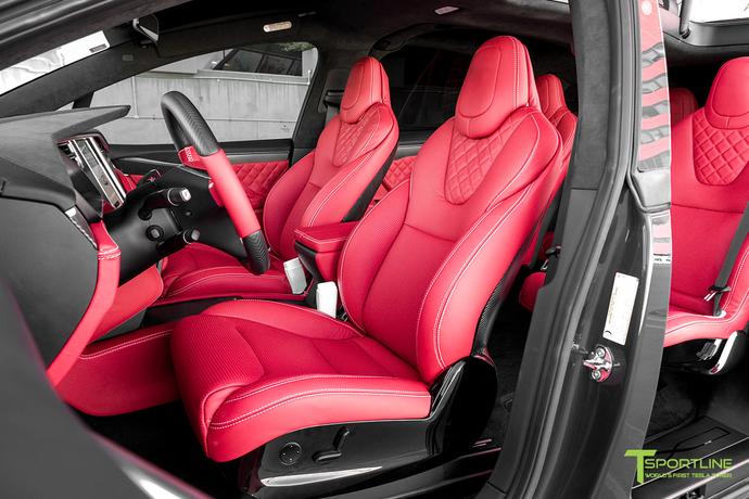 Custom Tesla Model X Interior - T Sportline - Tesla Model S, 3, X & Y ...
