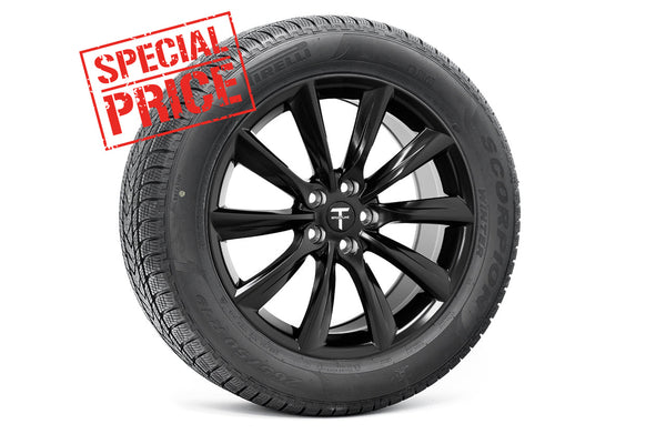 Tesla Model X TST 19" Wheel and Tire Package (Set of 4) Open Box Speci ...