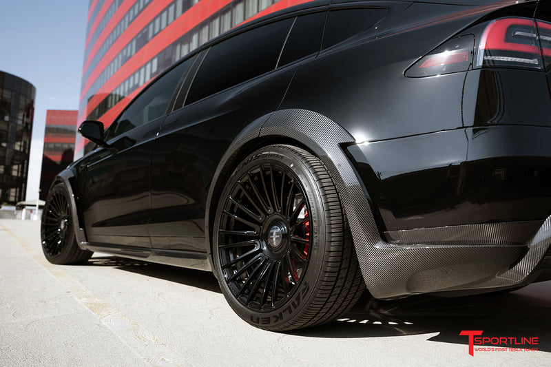Tesla Model X TLargo-R Carbon Fiber Wide Body Package (2021 - Present ...