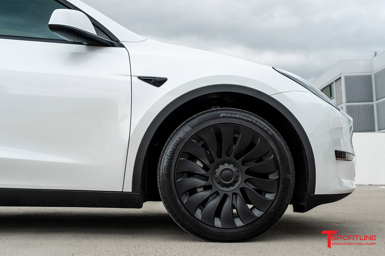 Tesla model y wheel covers black store