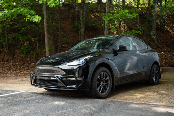 Tesla Model Y Overland Bull Bar Brush Guard Fascia Bumper - T Sportline ...
